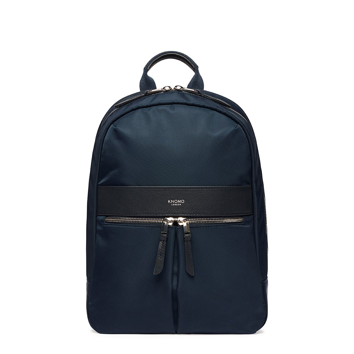 Knomo Mini Beaufort in Navy Laptop Backpack | Stylish Work Bag for ...
